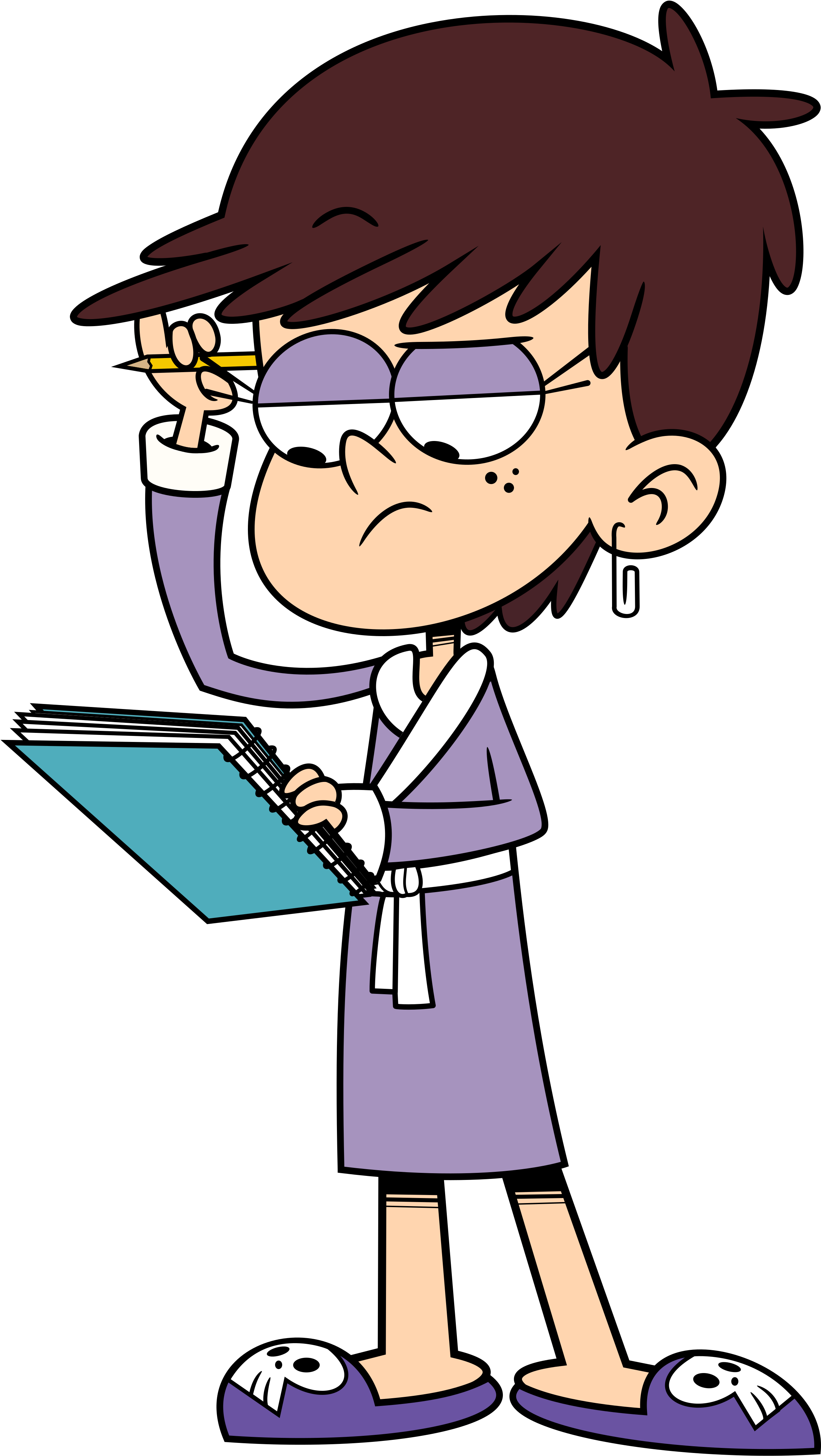 [vector] Luna In Her Robe By Toaackar - Luna Loud Vector - (3200x4600 ...
